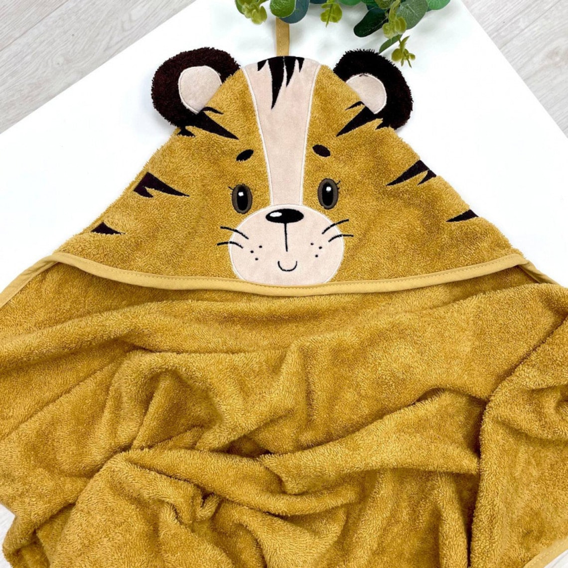 Tiger Hooded Towel, Kids Hooded Bath Towels, Kids Hooded Beach Towel ...