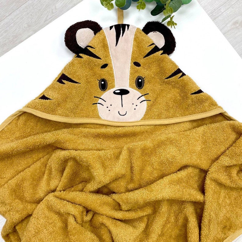 Tiger Hooded Towel, Kids Hooded Bath Towels, Kids Hooded Beach Towel ...