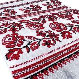 Blue Ukrainian Wedding Towel, Cotton Ukrainian Rushnyk, Ceremonial ...