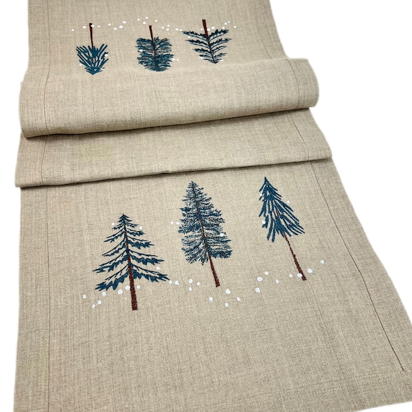 Winter Table Runner - Etsy
