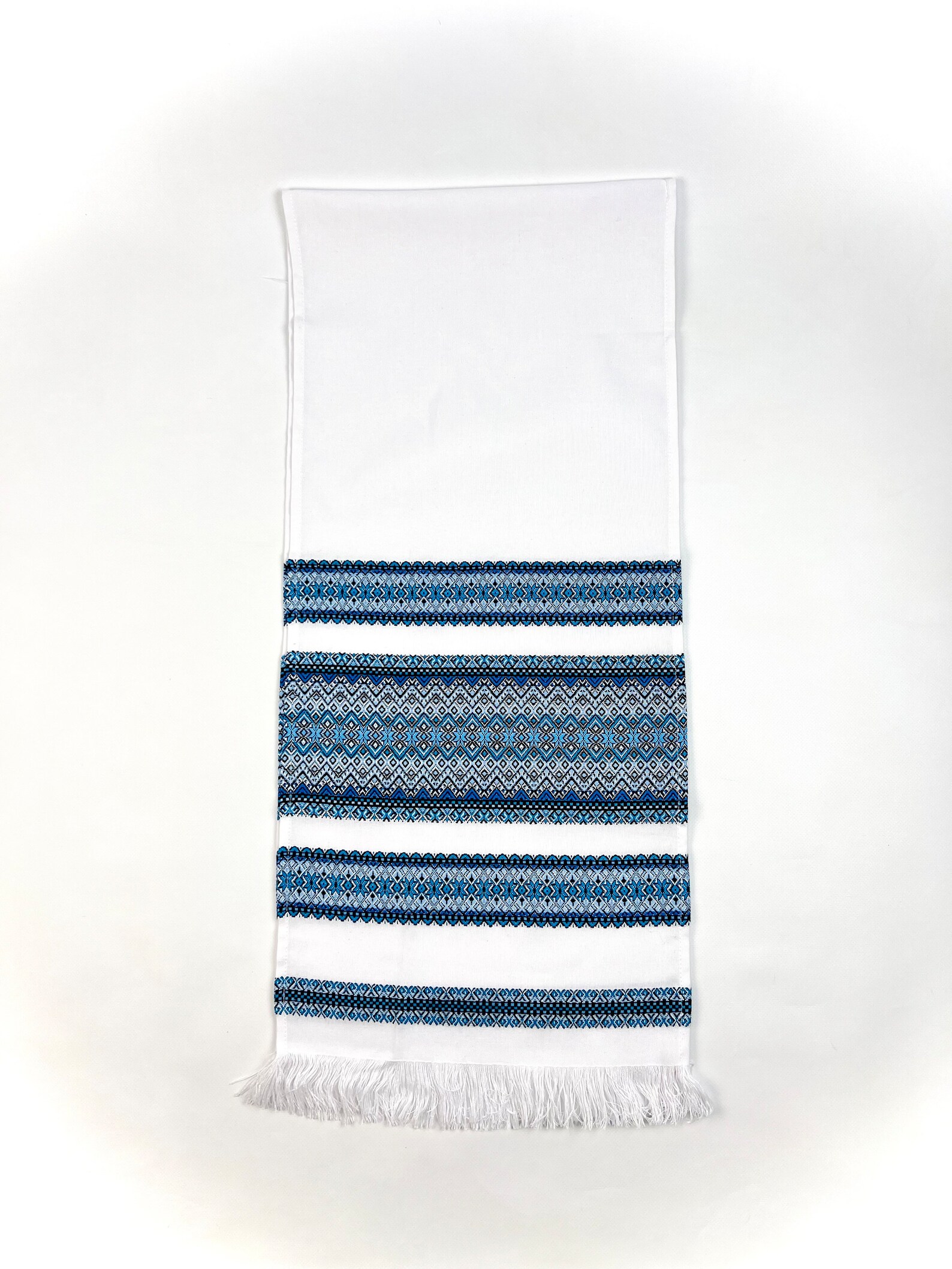 Blue Ukrainian Wedding Towel, Cotton Ukrainian Rushnyk, Ceremonial ...