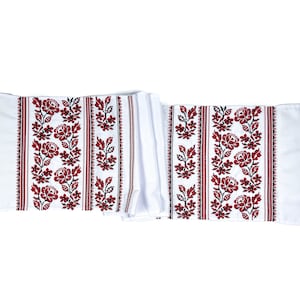 Blue Ukrainian Wedding Towel, Cotton Ukrainian Rushnyk, Ceremonial ...