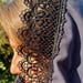 Navy Blue Catholic Veil, Veil With Black Lace, Chiffon Chapel Veil for ...