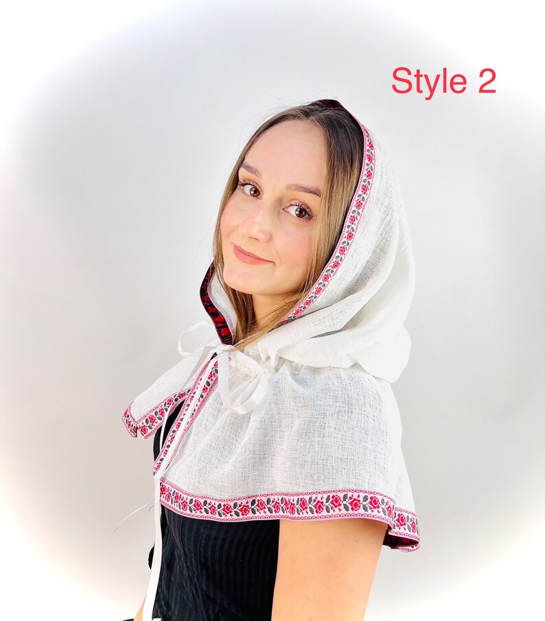 Linen Veil With Lace, Religion Head Veil, Catholic Mantilla, Church ...