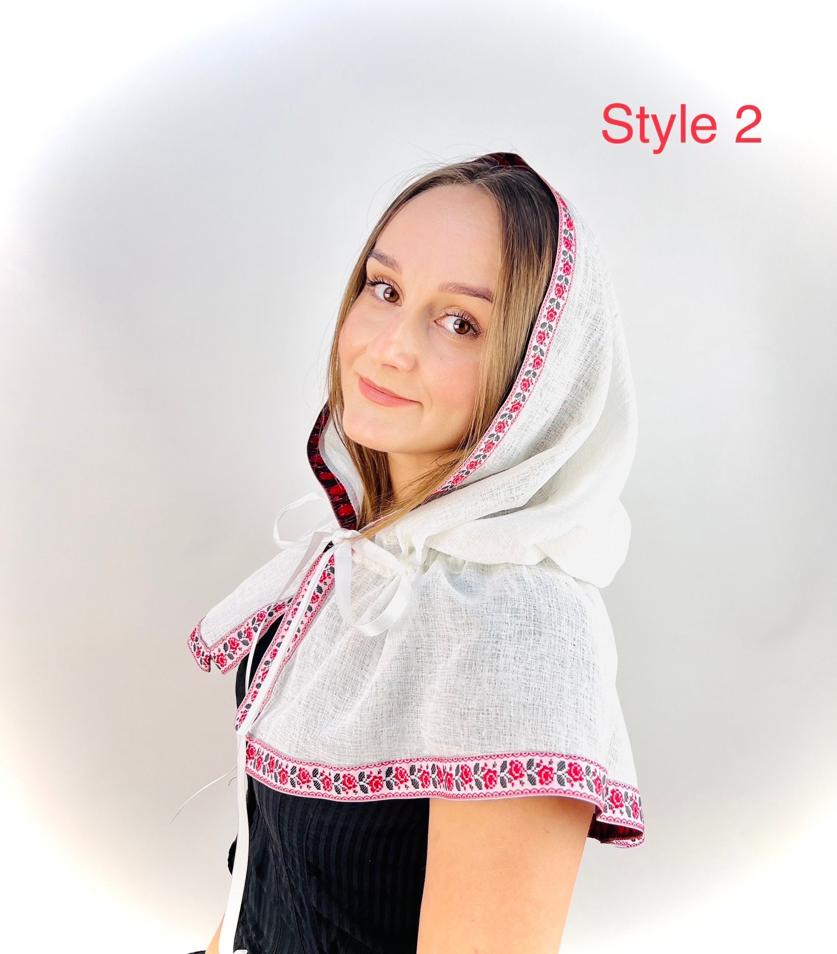 Linen Chapel Veil for Mass, Wedding Head Veil, Traditional Catholic ...