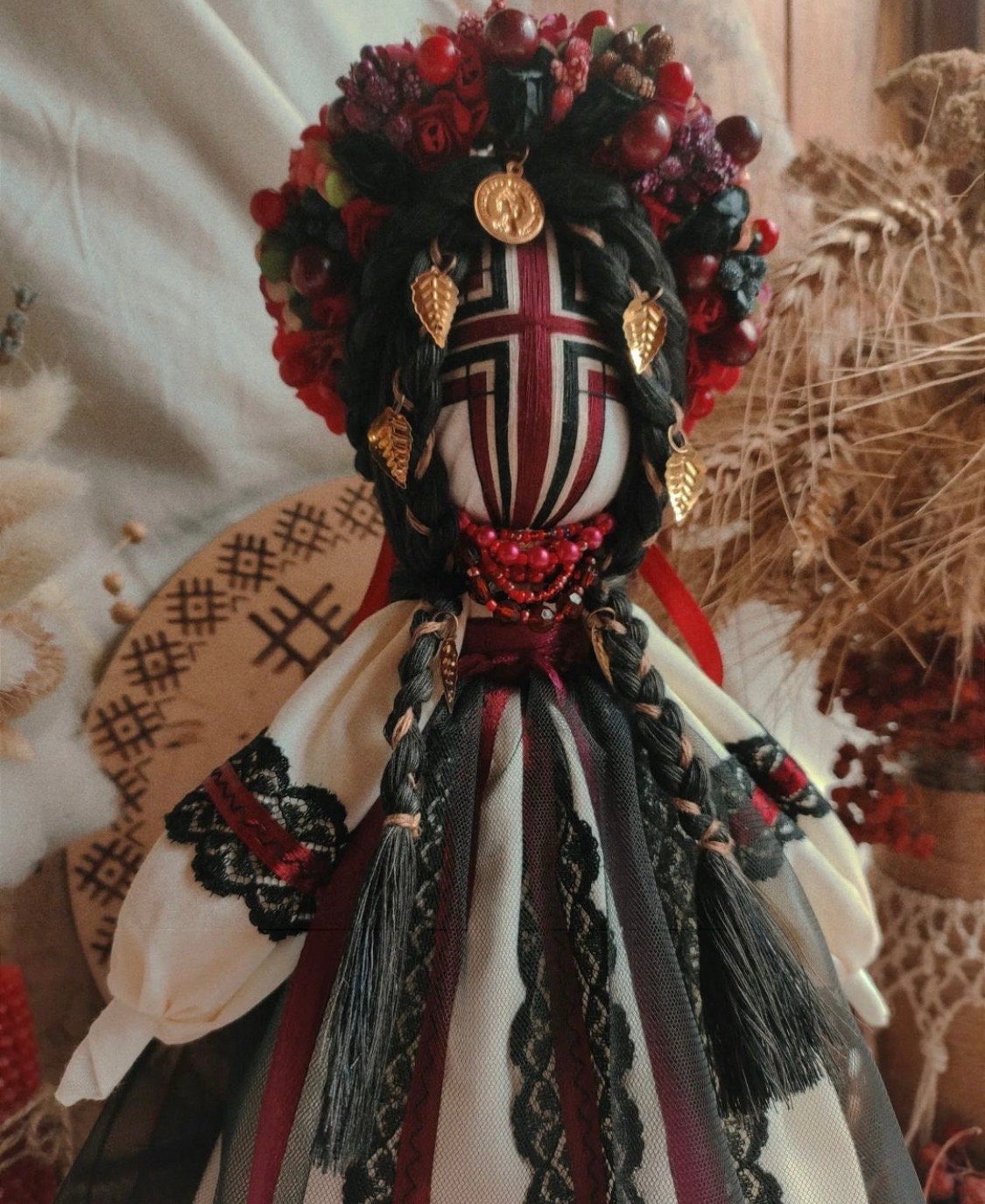 Ukrainian Motanka Doll, Waldorf Doll, Colorful Ukrainian Amulet ...