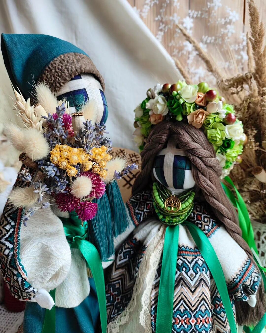 Unique Set Motanka Dolls Handmade, Ukrainian Motanka Doll, Ethnic Doll ...