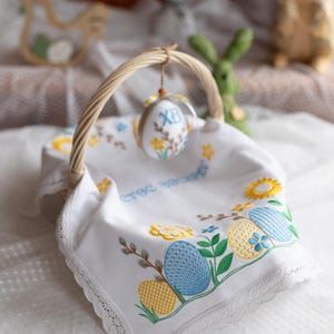 Orthodox Easter Embroidered Napkin, Christ is Risen Pascha, Slavic ...