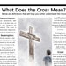 Cross Tract | Pack of 50 | Christian Gospel Tracts | Bible Tracts ...