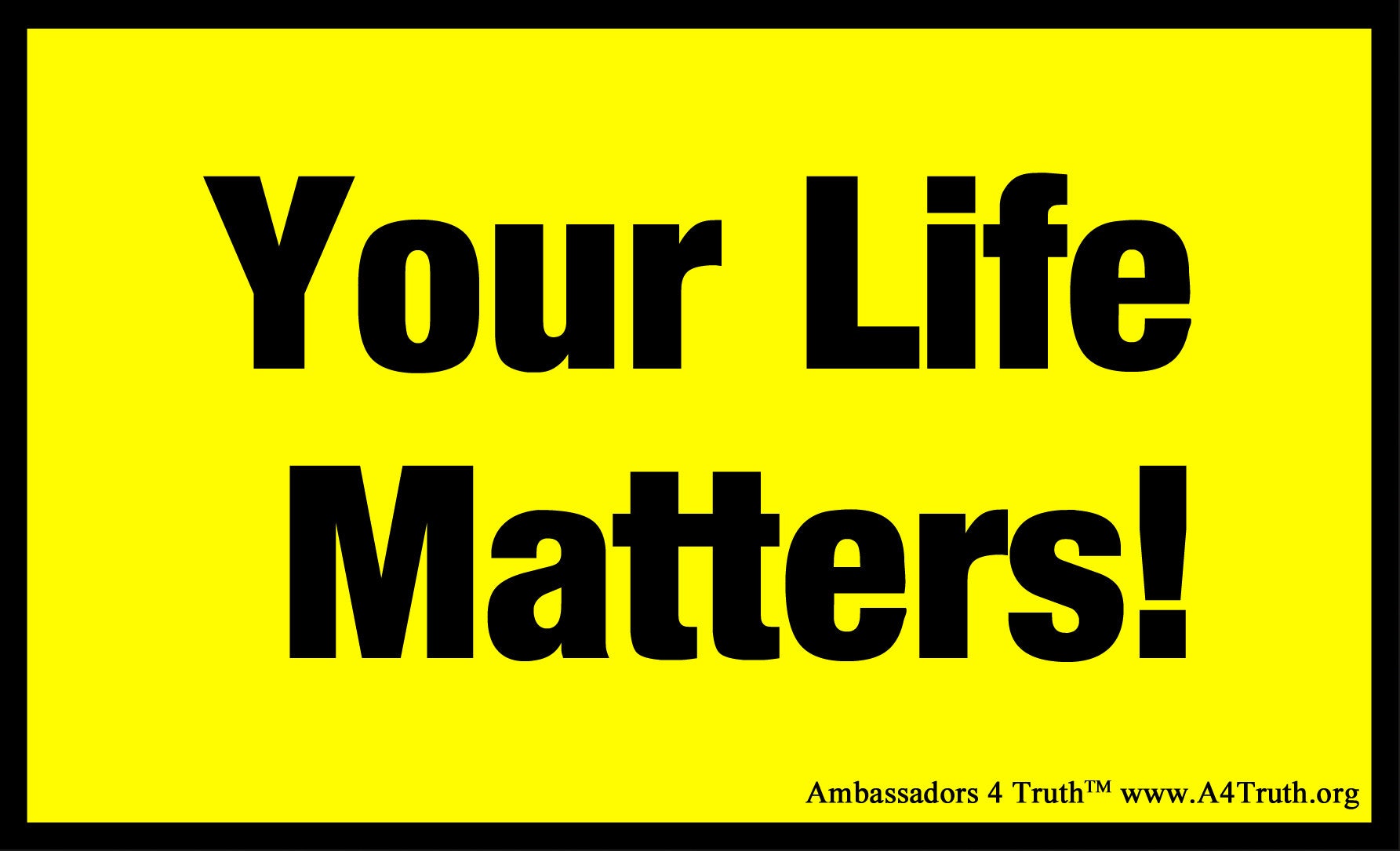 Your Life Matters Christian Gospel Tracts Pack of 50 | Etsy