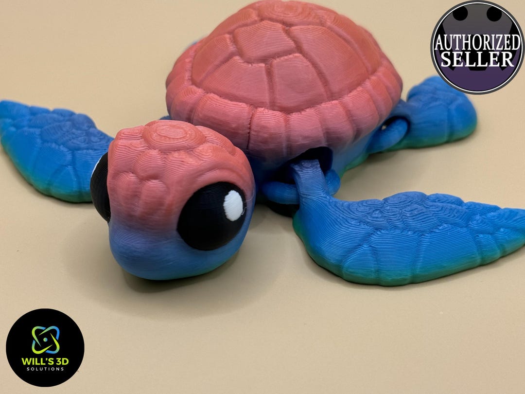 3D Printed Sea Turtle - Etsy