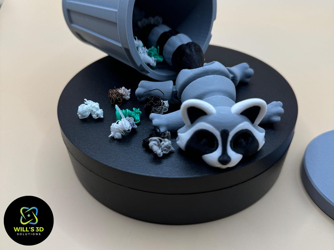 Trash Panda With Trash Can - Etsy