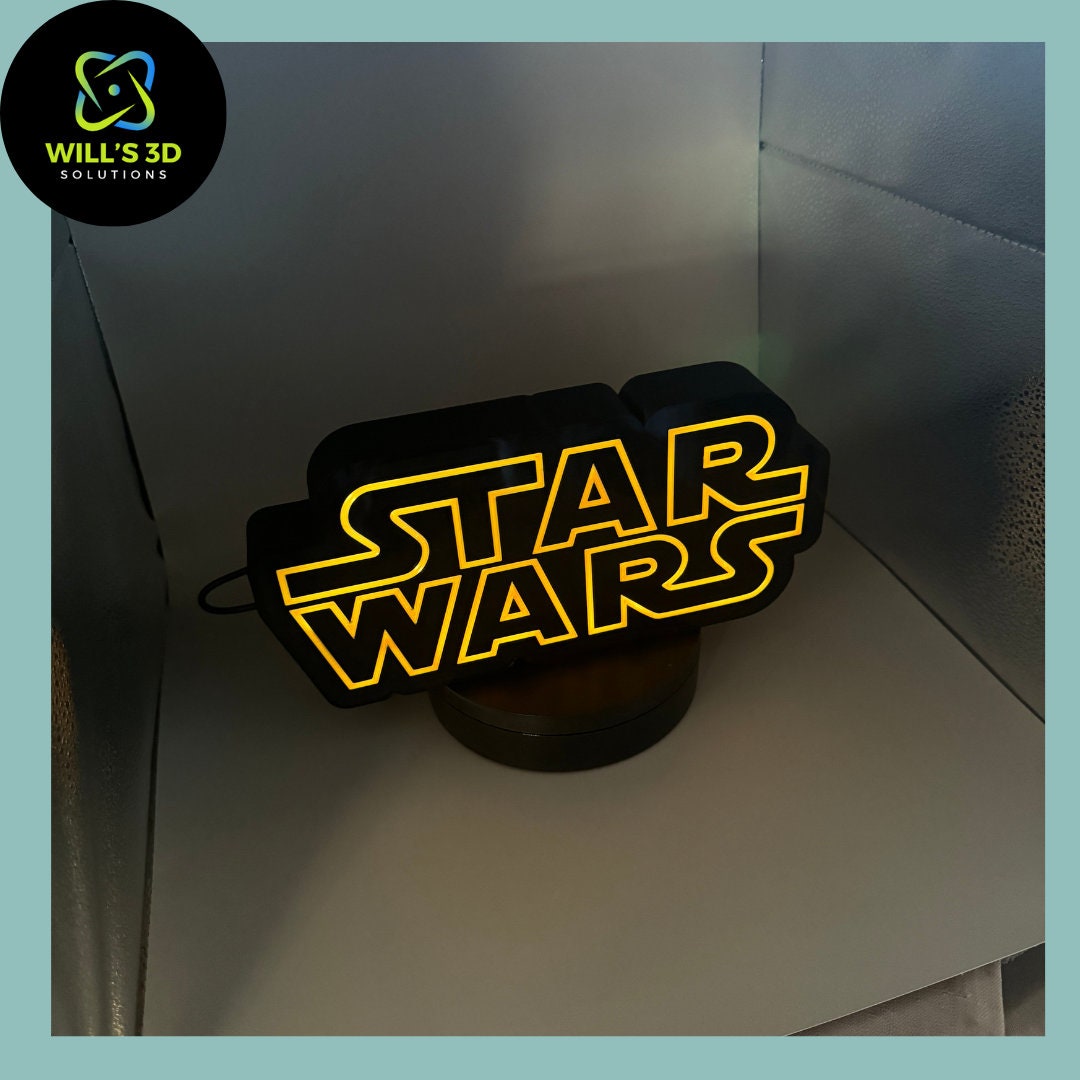 Star Wars LED Lightbox 3D Printed - Etsy