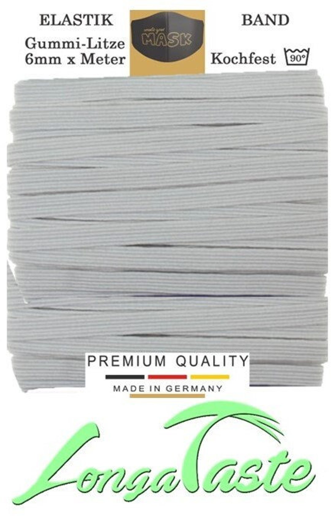 10 Meters X 6 Mm Rubber Band Rubber Strand for Masks Mouthguard COOK ...