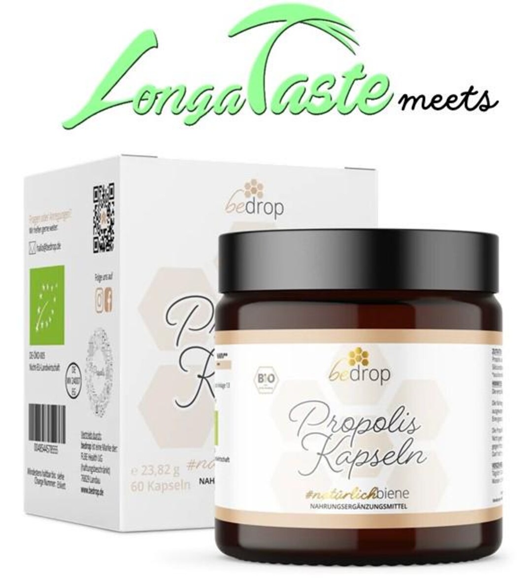 Bedrop Propolis Kapseln (100% reine Imker Qualität) - 60 Kapseln 24g ...