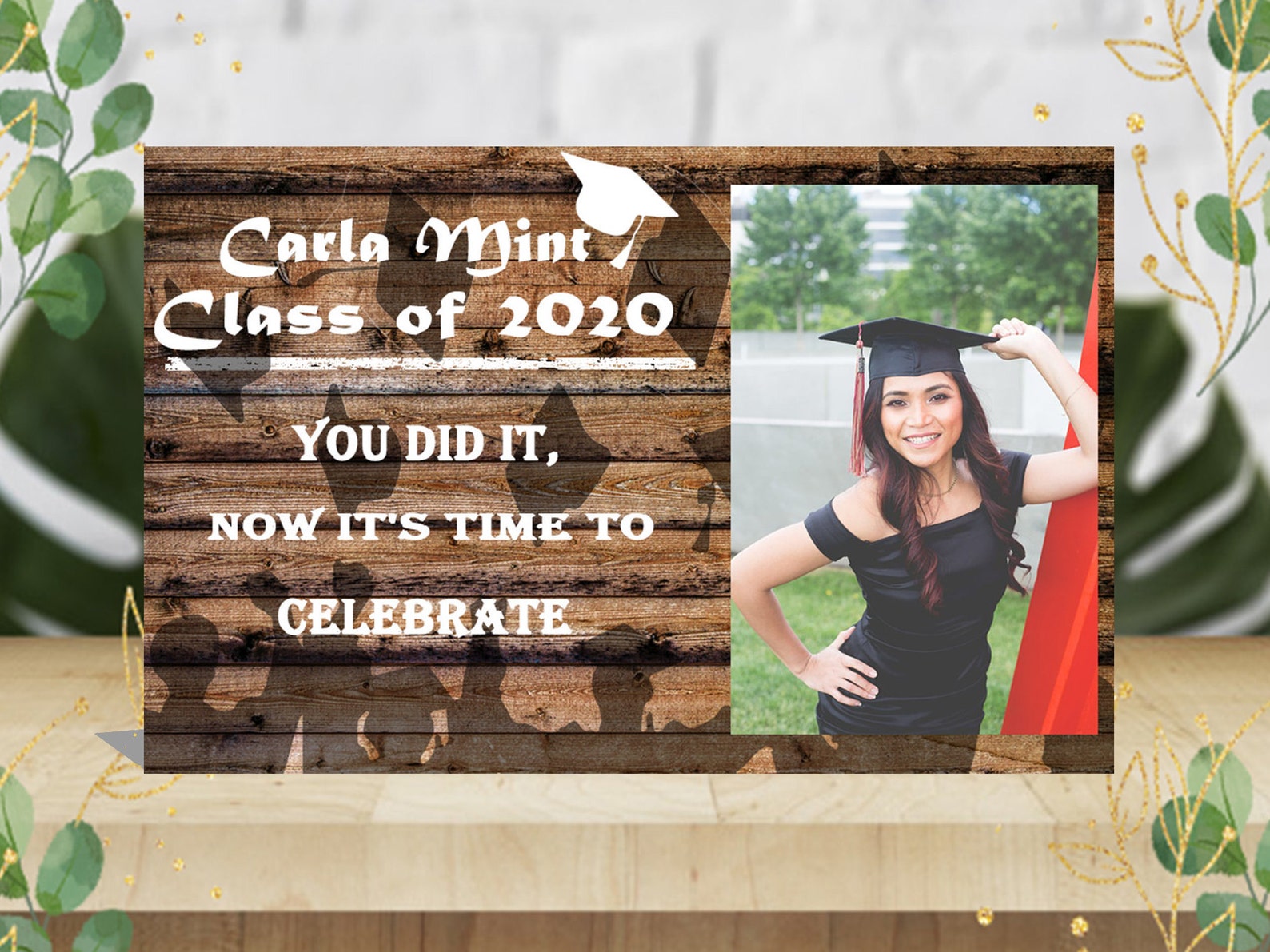 Graduation / Personalized Photo Frame / Digital Download / - Etsy