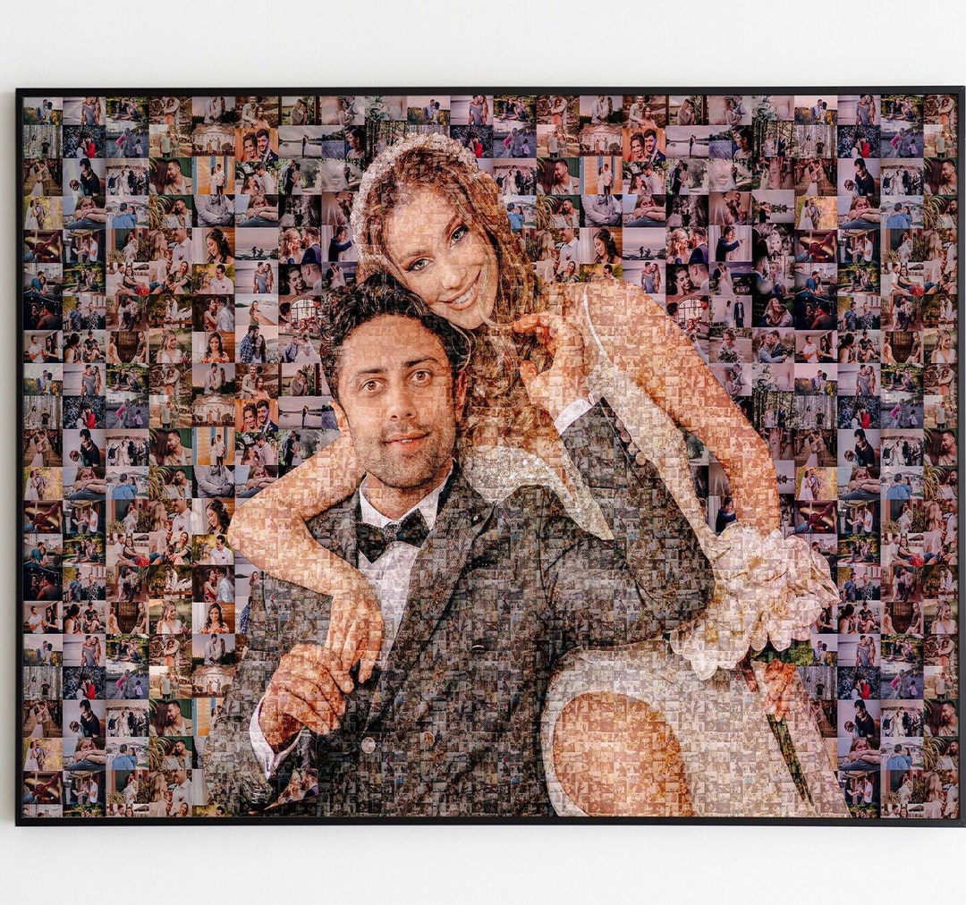 Wedding Gift for Couple Unique,collage for Husband and Wife,first ...