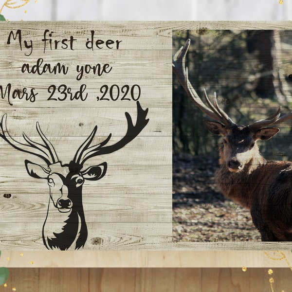 Deer Picture Frame - Etsy