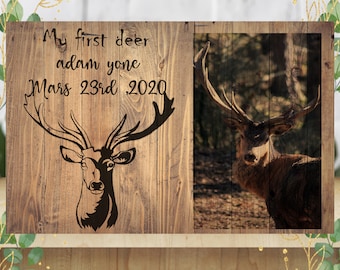 Deer Picture Frame - Etsy