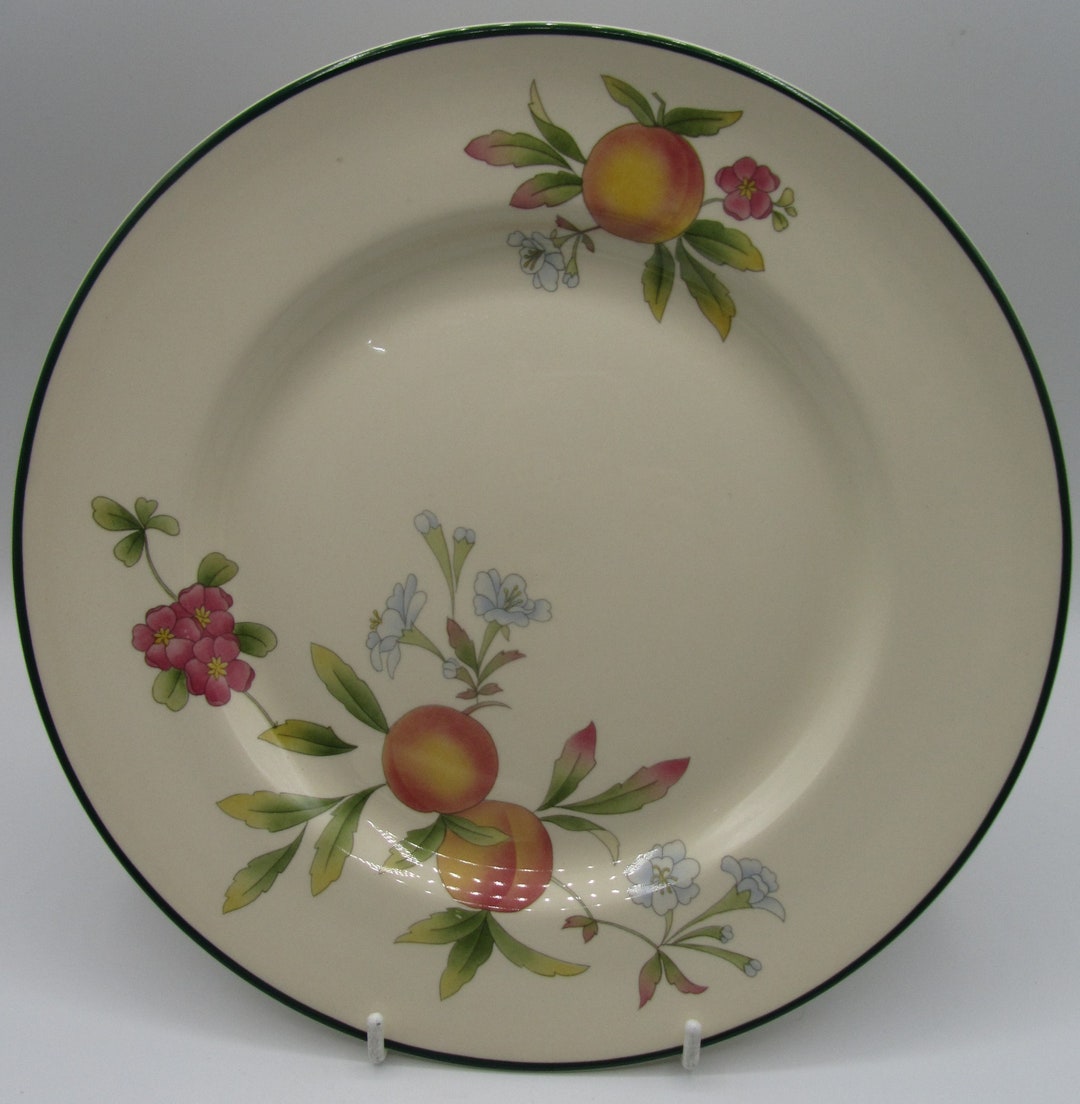 Cloverleaf Peaches and Cream 10" Dinner Plate - Etsy