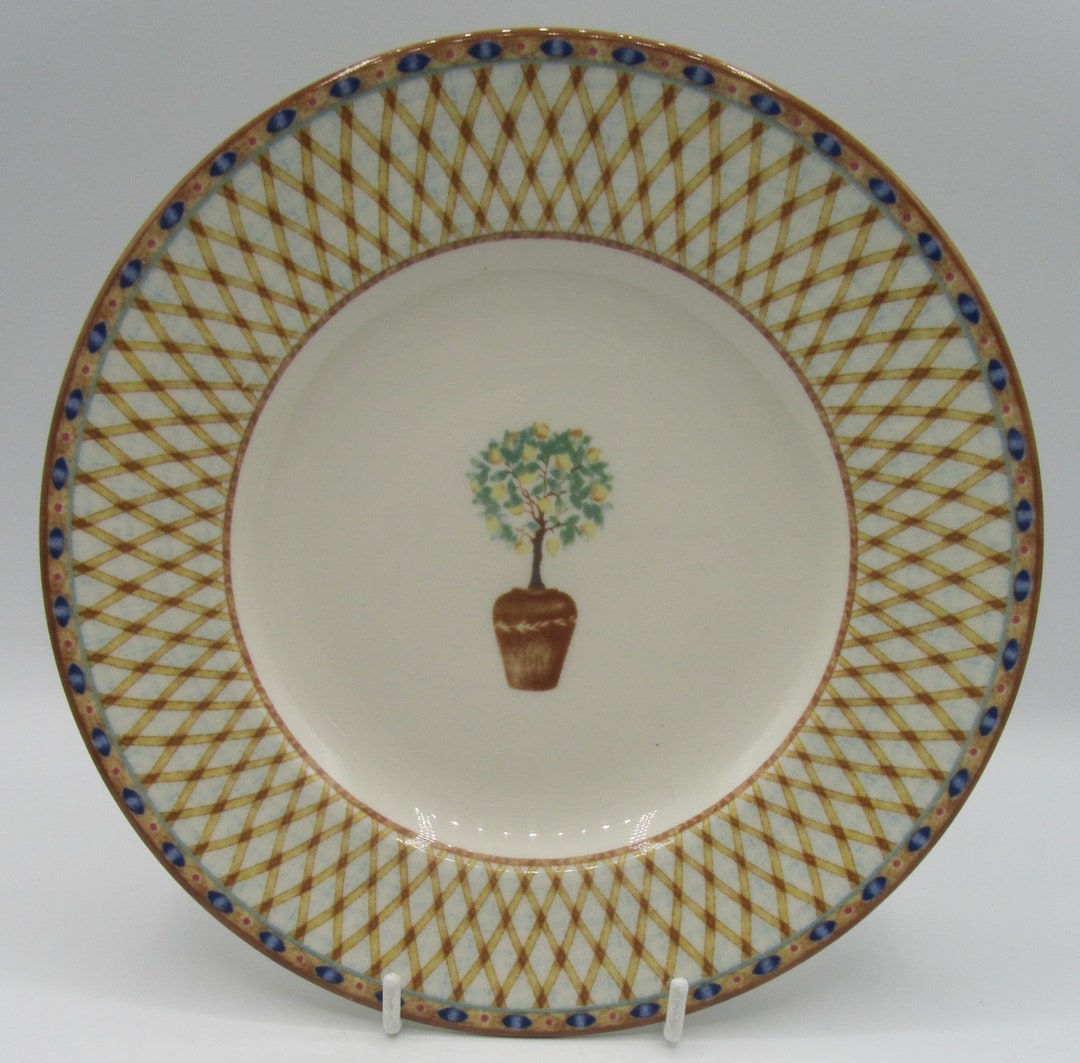 Tesco Lemon Tree 8 1/4" Dessert/salad Plate - Etsy