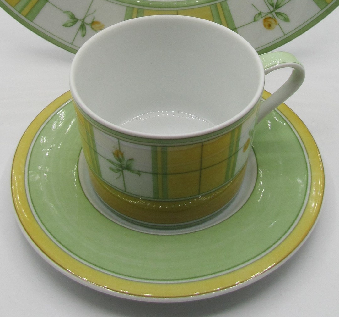 Marks and Spencer (M&S) Yellow Rose Tea Cup and Saucer - Etsy UK