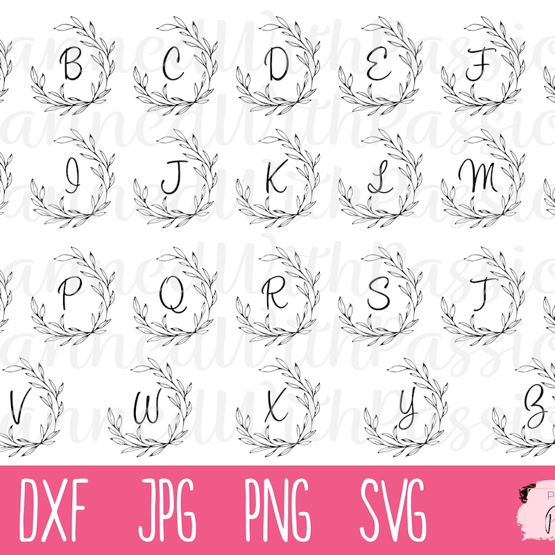 Wreath With Monogram - Etsy