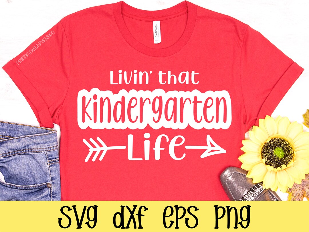 Kindergarten SVG | Back to School SVG | Kindergarten Shirt - Etsy