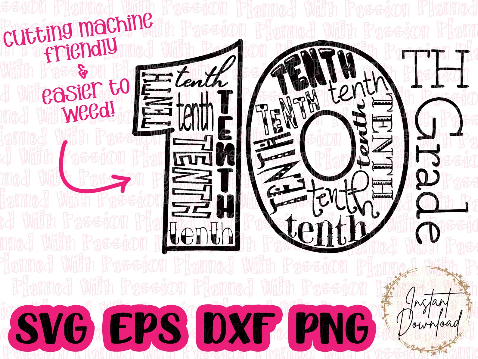 Tenth Grade SVG Back to School SVG 10th Grade Shirt - Etsy