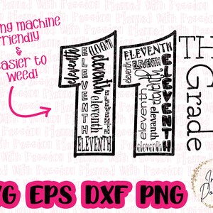 11th Grade SVG | Back to School SVG | 11th Grade Shirt | First Day of ...