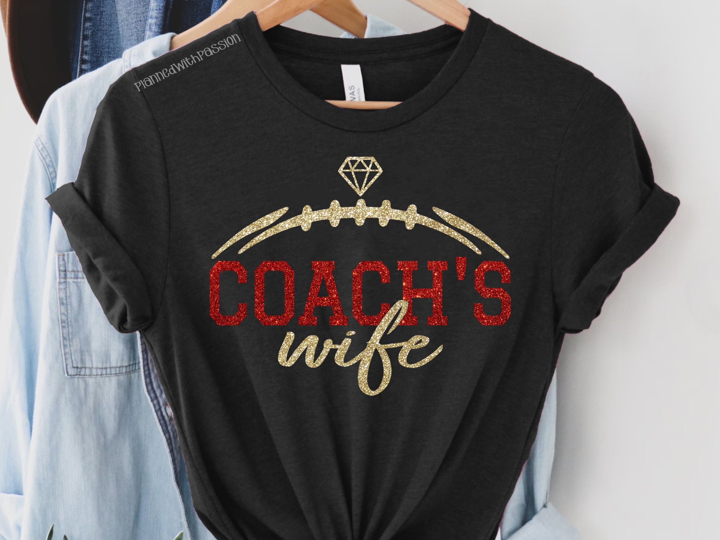 Football Coach's Wife SVG Football Coach's Wife - Etsy