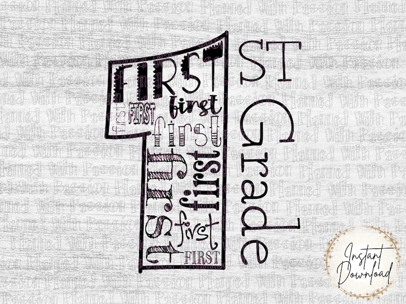 First Grade SVG Back to School SVG 1st Grade Shirt First - Etsy