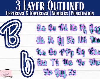 Alphabet Svg for Cricut and Other Cutting Machines. Layered Svg Cut ...