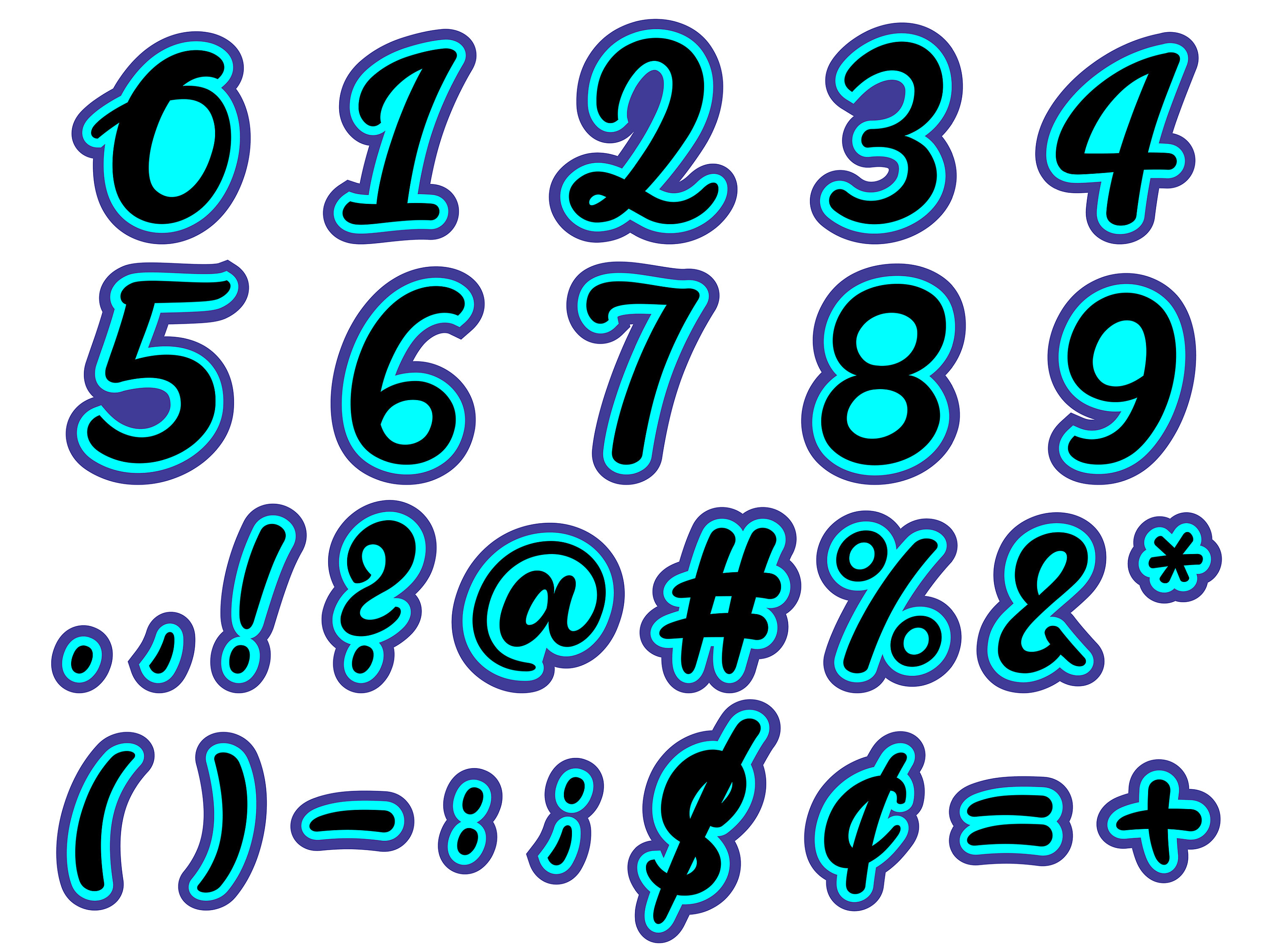 Layered Font SVG Multi Layer Alphabet SVG Fonts for Cricut - Etsy