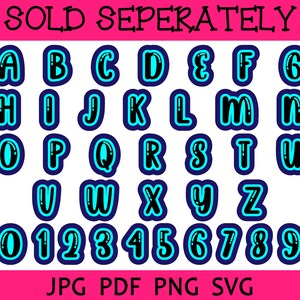 Leopard Print Multi Layer Font SVG; Alphabet Clipart; Fonts for Cricut ...