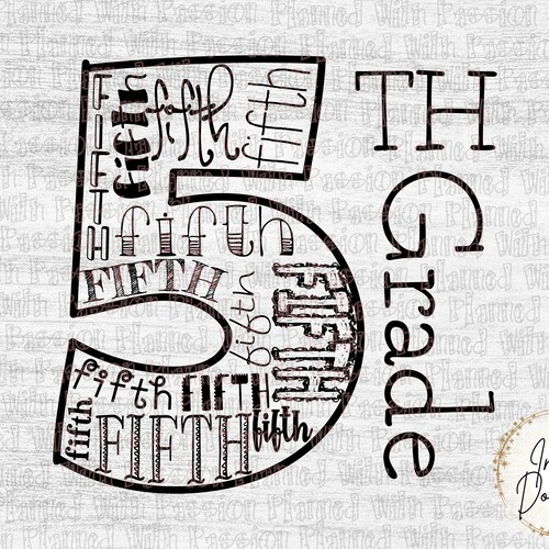 Hello Fifth Grade Svg Back to School Svg 5th Grade Svg - Etsy