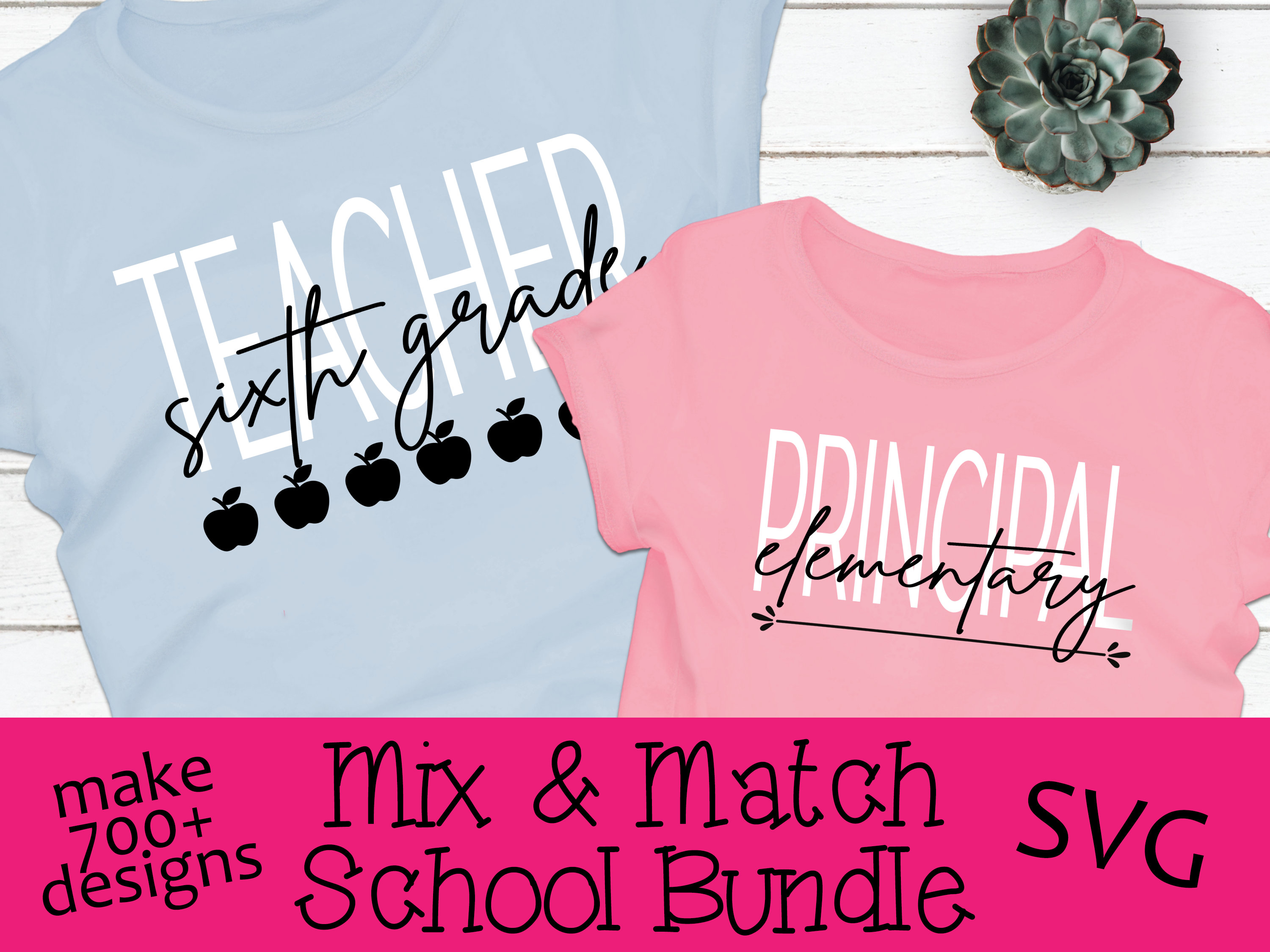 Teacher SVG Teacher Shirts SVG Bundle Back to School SVG | Etsy