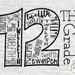 Twelfth Grade SVG | Back to School SVG | 12th Grade Shirt | First Day ...