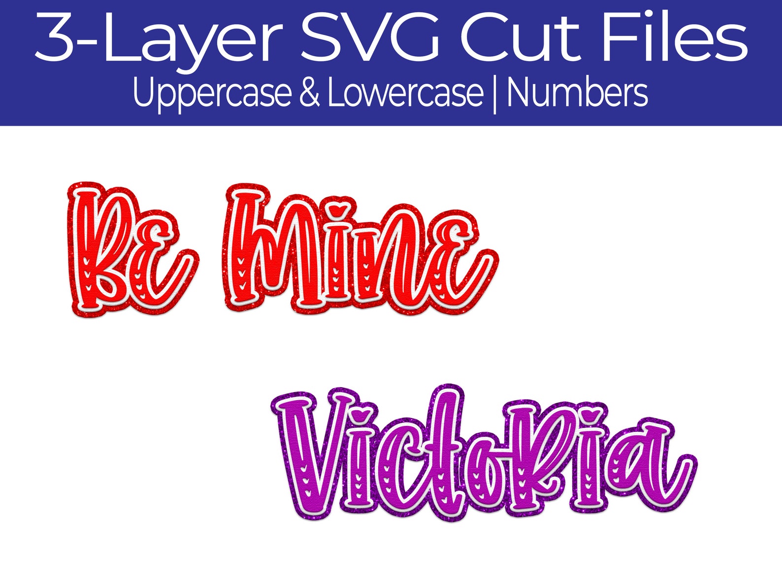 Cursive Font SVG Alphabet Clipart Fonts for Cricut Script | Etsy