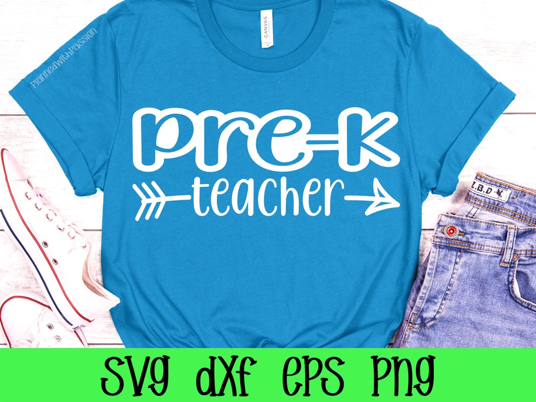 Pre K Teacher SVG | Back to School SVG | Pre-k Shirt | Pre K SVG - Etsy