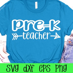 Pre K Teacher SVG | Back to School SVG | Pre-k Shirt | Pre K SVG - Etsy