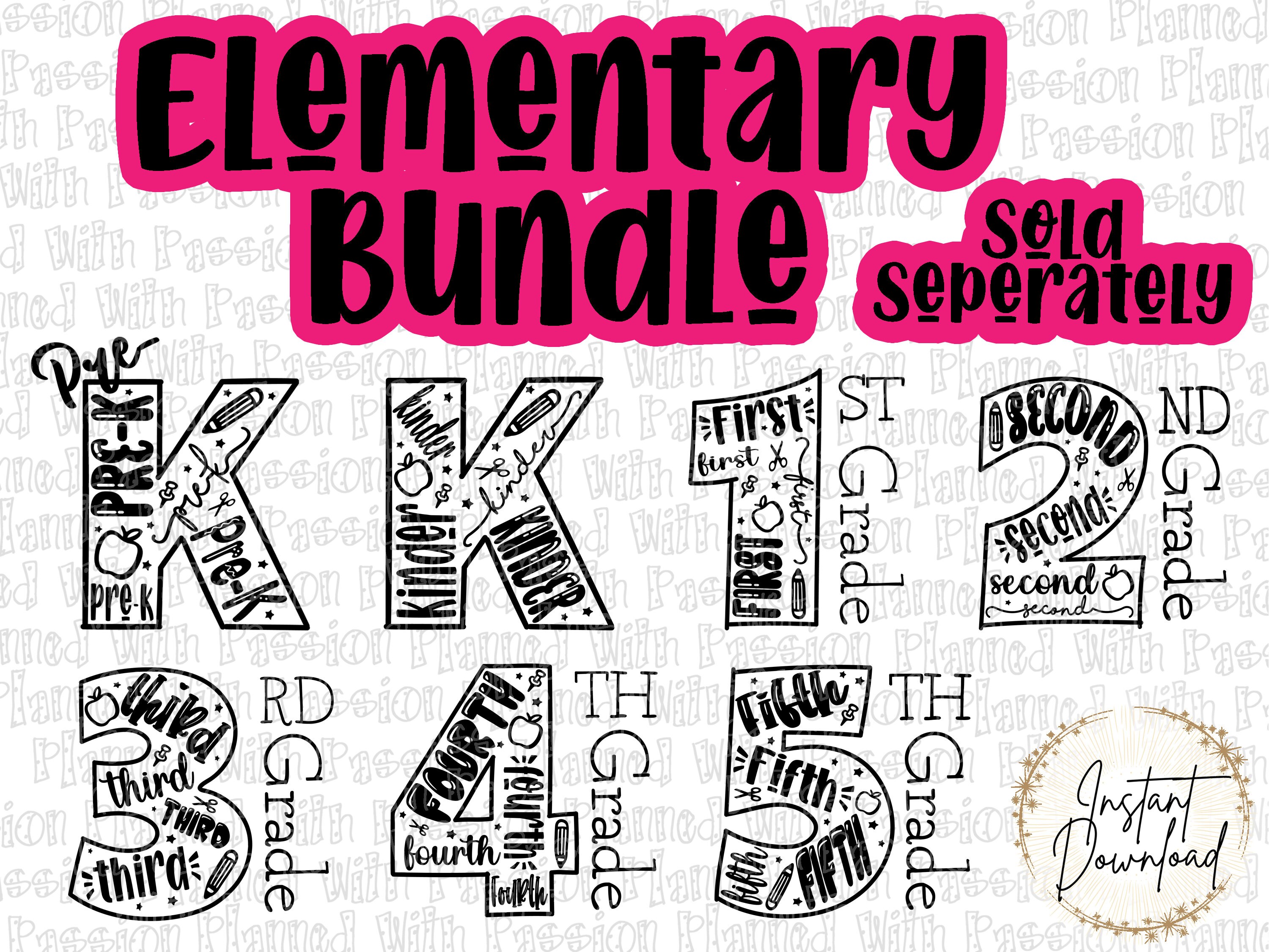 Seventh Grade SVG: Back to School Shirt Design (digital Download) - Etsy