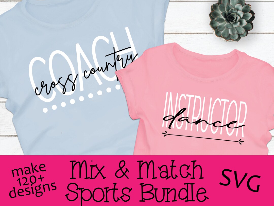 School Coach SVG Bundle: T-shirt Designs (digital Download) - Etsy