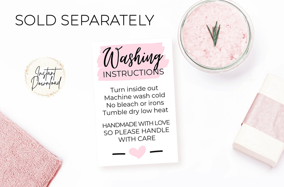 Ready to Print Vinyl Decal Instructions Card | Etsy