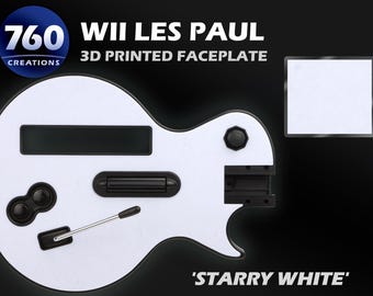 3d Printed Wiimote Front and Flat Back Panel for Wii Guitar Hero ...