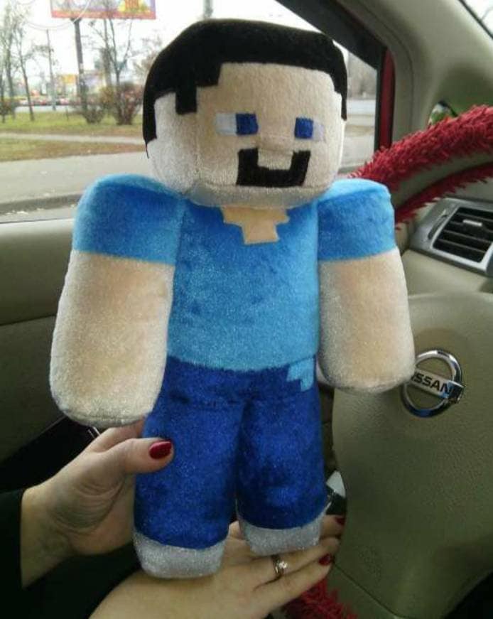 Big Toy Steve From the Game Minecraft 32cm - Etsy