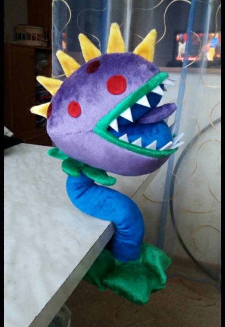 Large Plush Toy Chomper From the Game Plants Vs. Zombies 35cm - Etsy