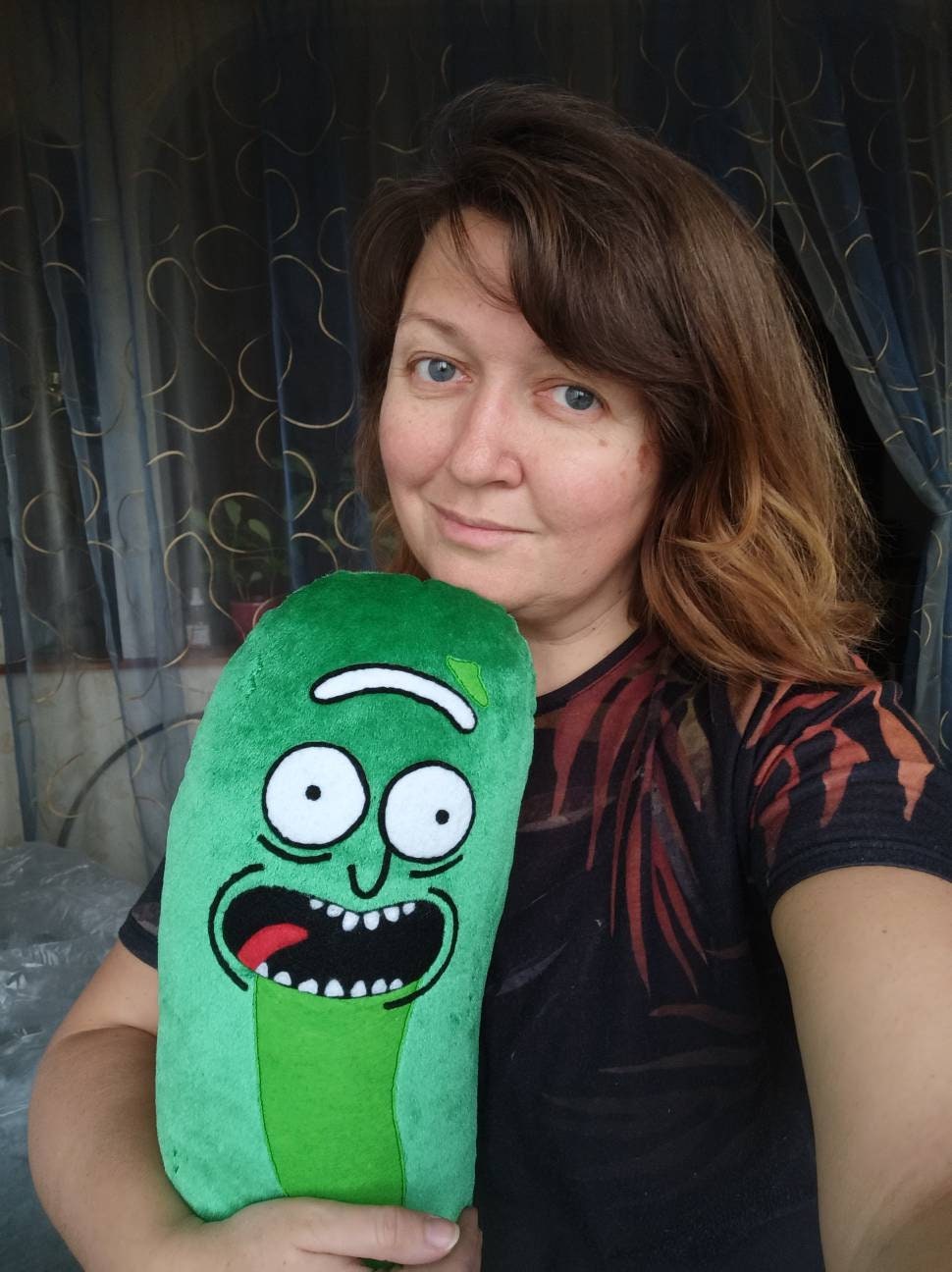 Big Soft Toy Cucumber Rick From the Cartoon Rick and Morty. 56cm - Etsy
