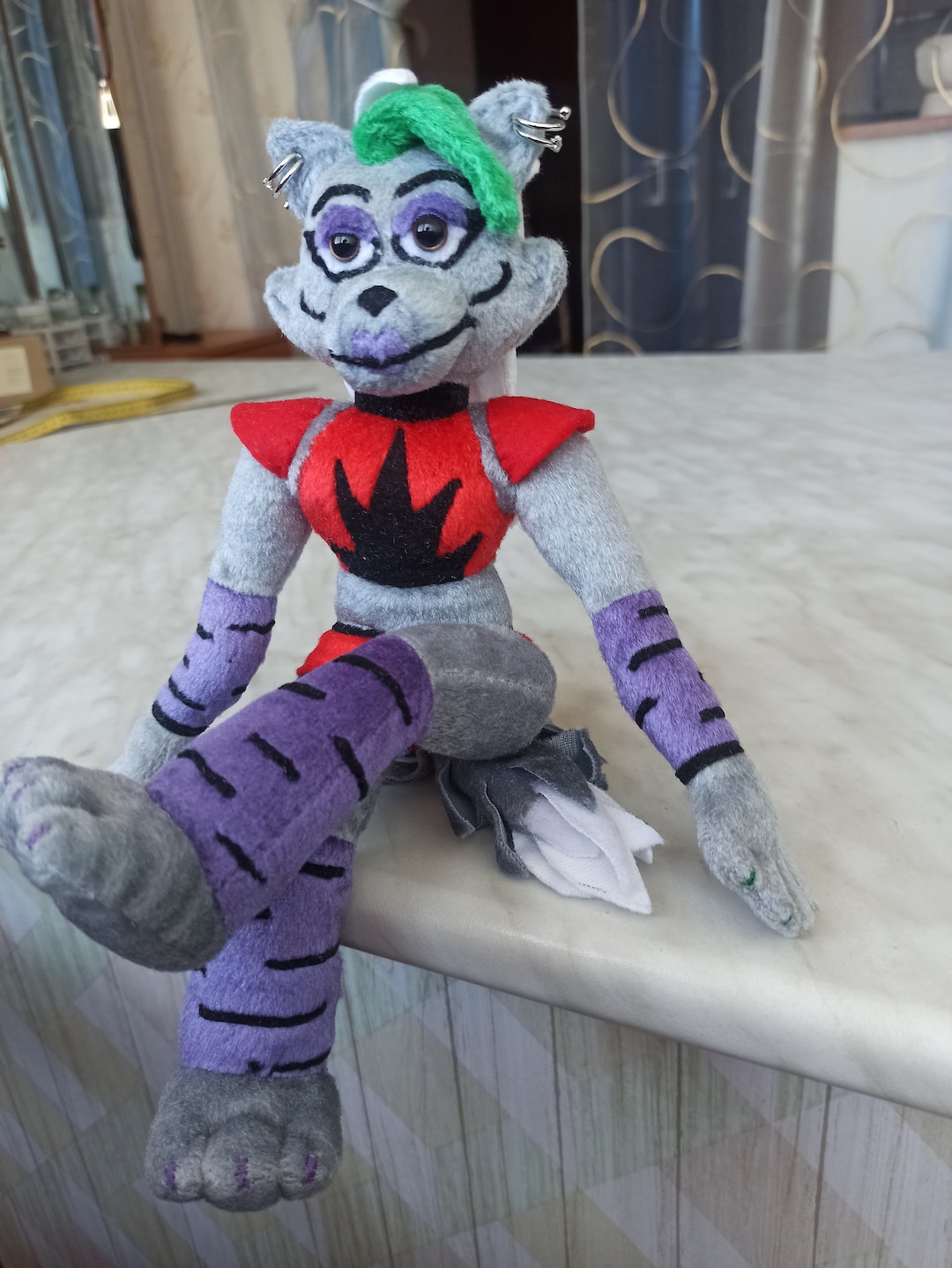 Soft Toy Roxanne Wolf From the Game five Night's at - Etsy