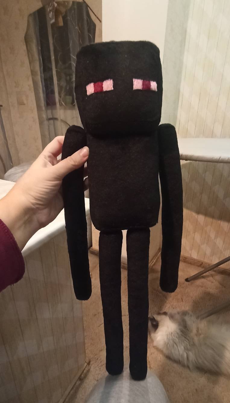 Big Soft Toy Enderman From Minecraft. 48cm - Etsy Canada